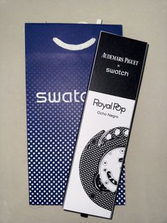 Audemars Piguet x Swatch Royal Oak Pop Ocho Negro, Luxury, Watches on ...
