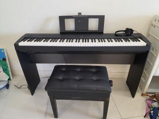 Yamaha Digital Piano with Bench & Pedal – $100, Hobbies & Lifestyle ...