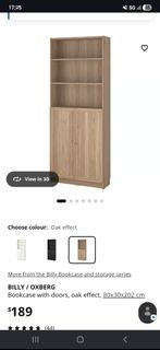 Ikea Billy/Oxberg Bookcase, Furniture & Home Living, Furniture, Shelves ...