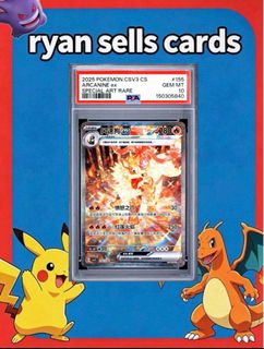 2025 Pokemon Arcanine ex CSV3 CS Special Art Rare PSA 10, Hobbies ...