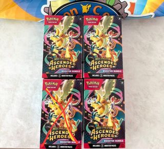 Pokemon Mega Evolution Ascended Heroes Booster Bundle (6 Packs ...