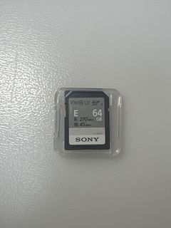 SONY SF-G256T TOUGH 256GB SDXC UHS-II 記憶卡, 手提電話, 電話及其他裝置配件, 記憶卡 - Carousell