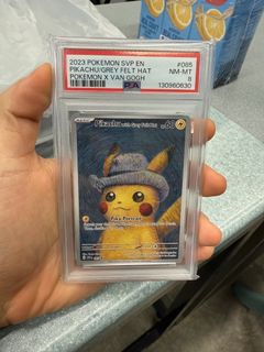 Pikachu with Grey Felt Hat Card Van Gogh - Pokemon TCG, Hobbies & Toys ...