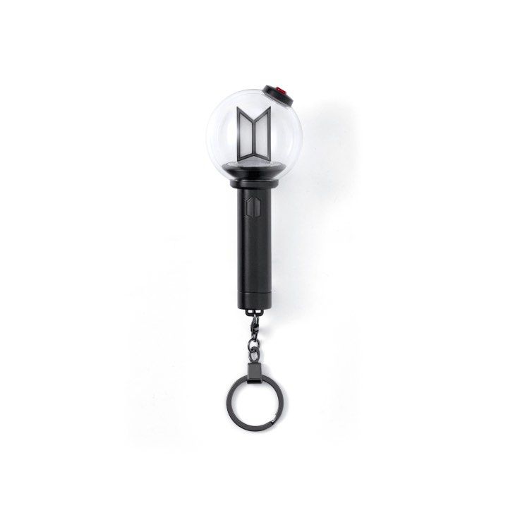 SECURED BTS OFFICIAL LIGHT STICK VER 4 KEYRING, Toys & Collectibles ...