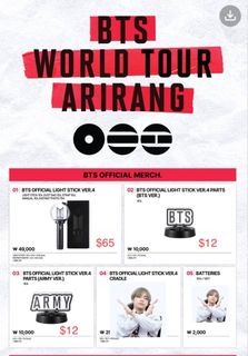 [HTB] BTS ARIRANG TOUR in BUSAN TOUR MERCH, Hobbies & Toys, Memorabilia ...