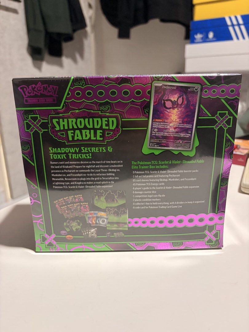 Pokemon Scarlet & Violet Shrouded Fable Elite Trainer Box (2x), Hobbies ...