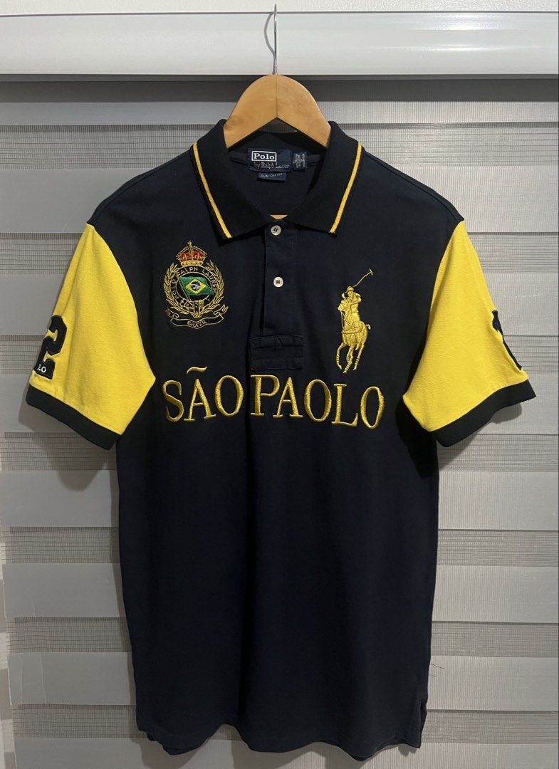 Ralph Lauren Sao Paolo Brazil Polo Shirt, Men's Fashion, Tops & Sets ...