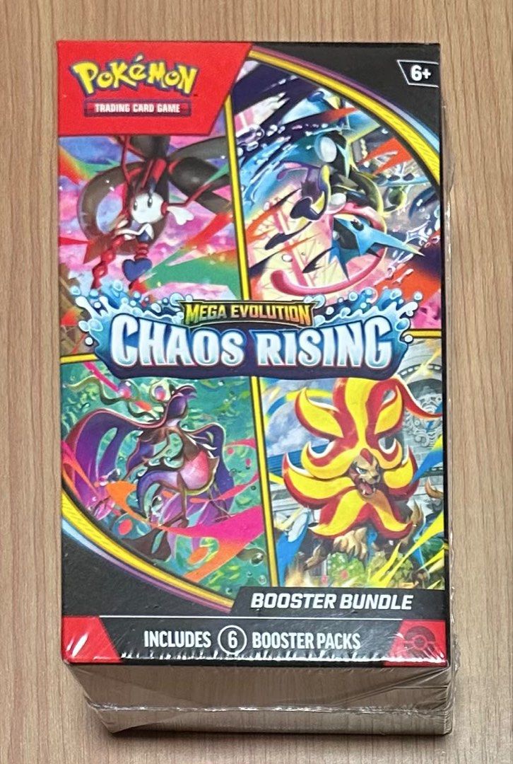 *Shrinked* Pokemon *Mega Evolution Chaos Rising* Booster Bundle ...