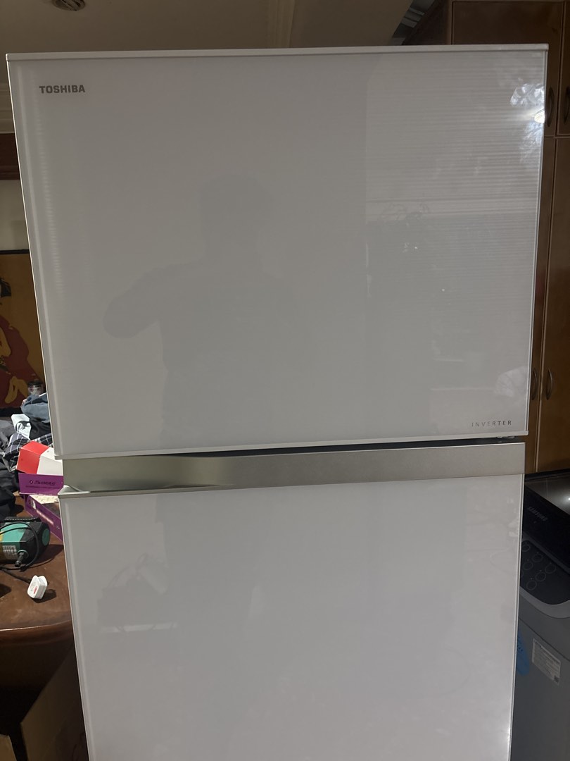 Toshiba Refrigerator White Top Freezer Inverter, TV & Home Appliances ...