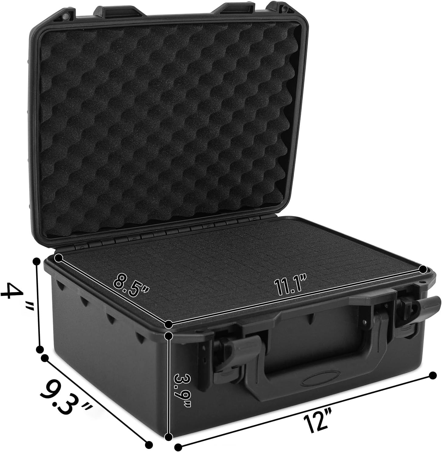 12 inch Hard Carrying Case,Shockproof Storage Box with Customizable ...