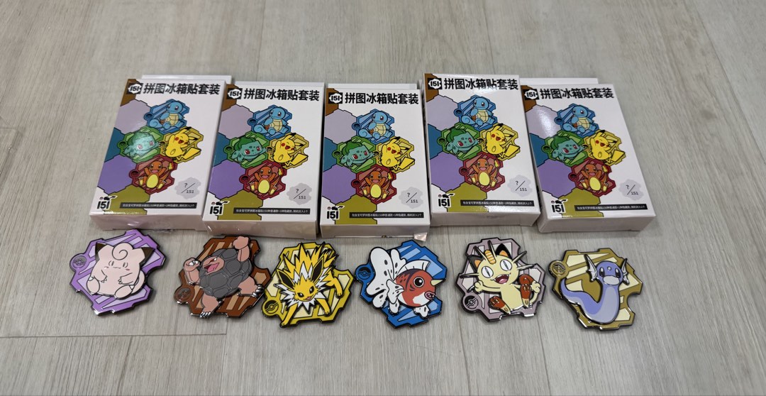 151 Pokemon Fridge Magnet, Hobbies & Toys, Toys & Games on Carousell