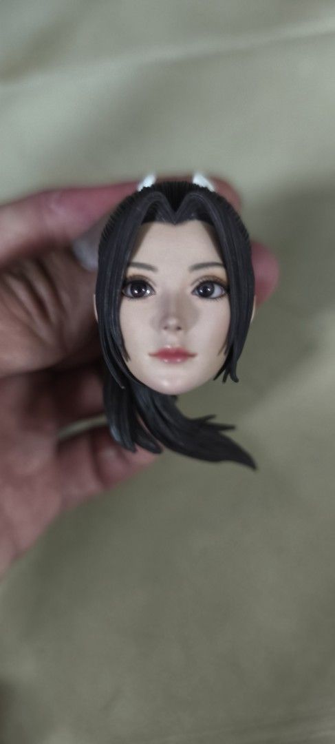 1/6 very cool Mai shiranui Figure Head Sculpt - Black Ponytail, Hobbies ...