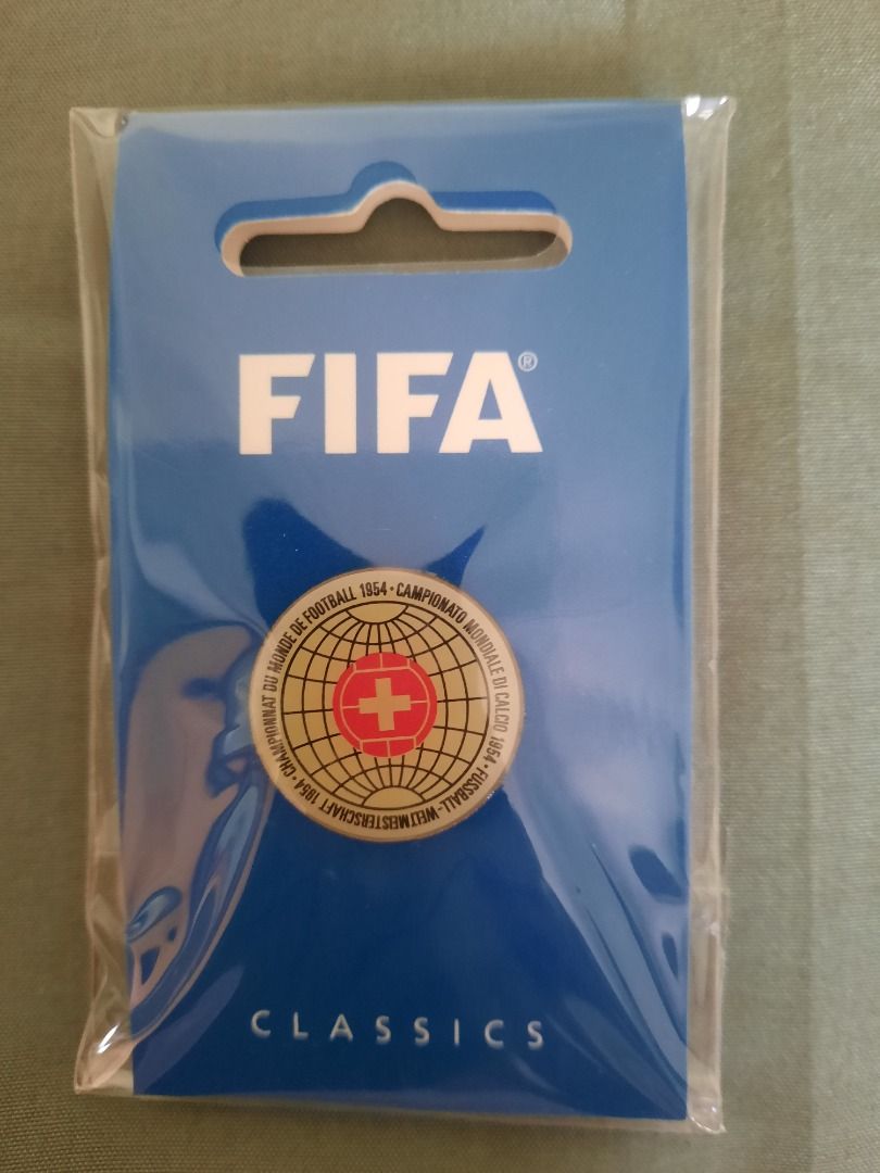 1954 FIFA World Cup metal pin badge, Hobbies & Toys, Memorabilia ...