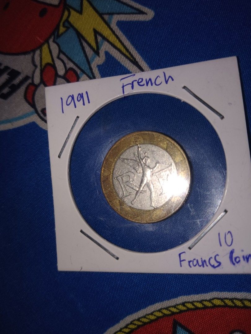1991 French 10 Francs Coin, Hobbies & Toys, Memorabilia & Collectibles ...