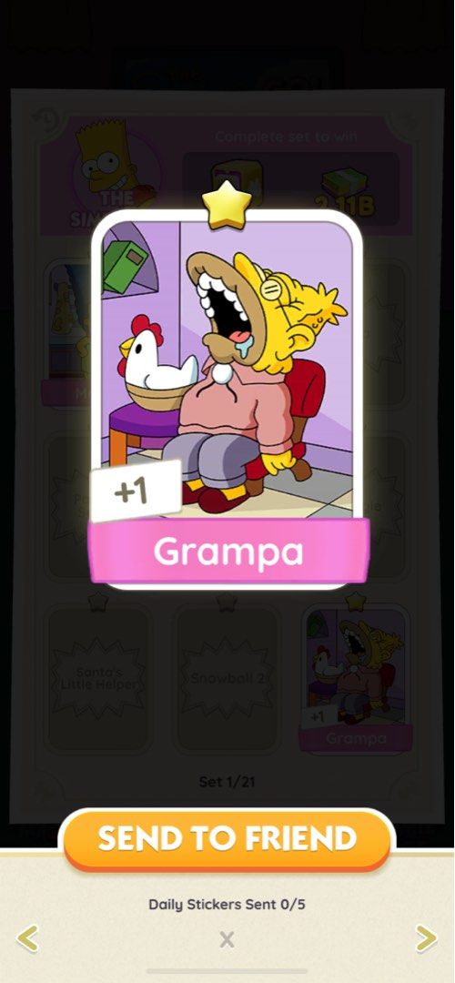 1-9 Grandpa monopoly go sticker card MONOPOLY GO, Hobbies & Toys, Toys ...