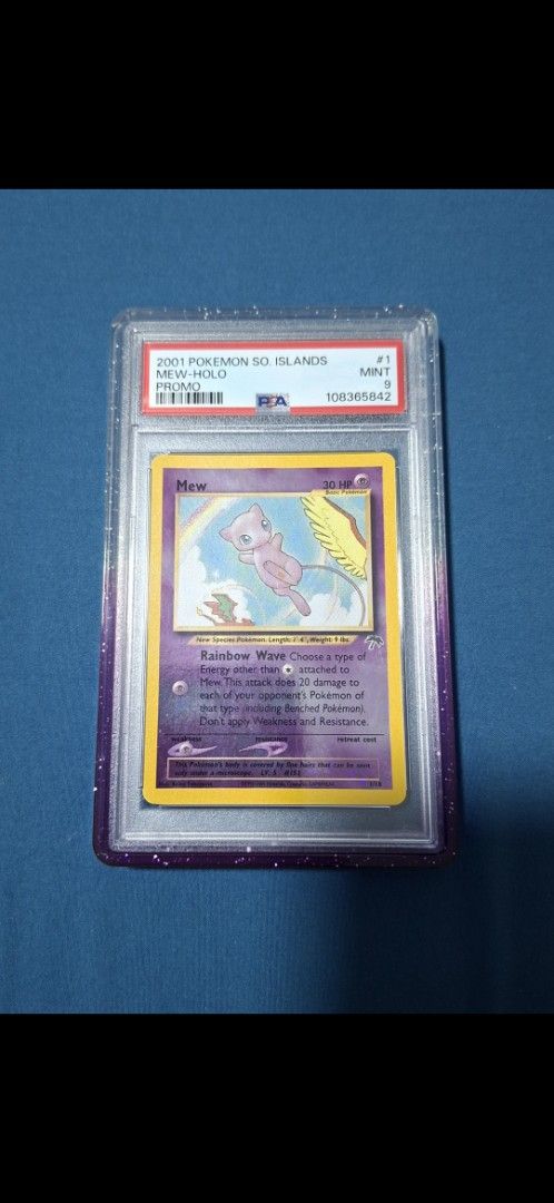 2001 Southern Islands Mew PSA 9, Hobbies & Toys, Toys & Games on Carousell