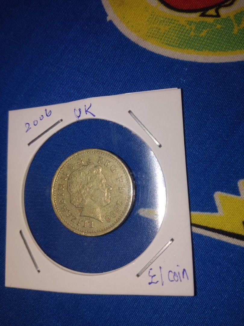 2006 UK £1 Coin Elizabeth II, Hobbies & Toys, Memorabilia ...