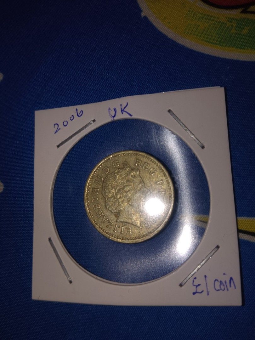 2006 UK £1 Coin Elizabeth II, Hobbies & Toys, Memorabilia ...