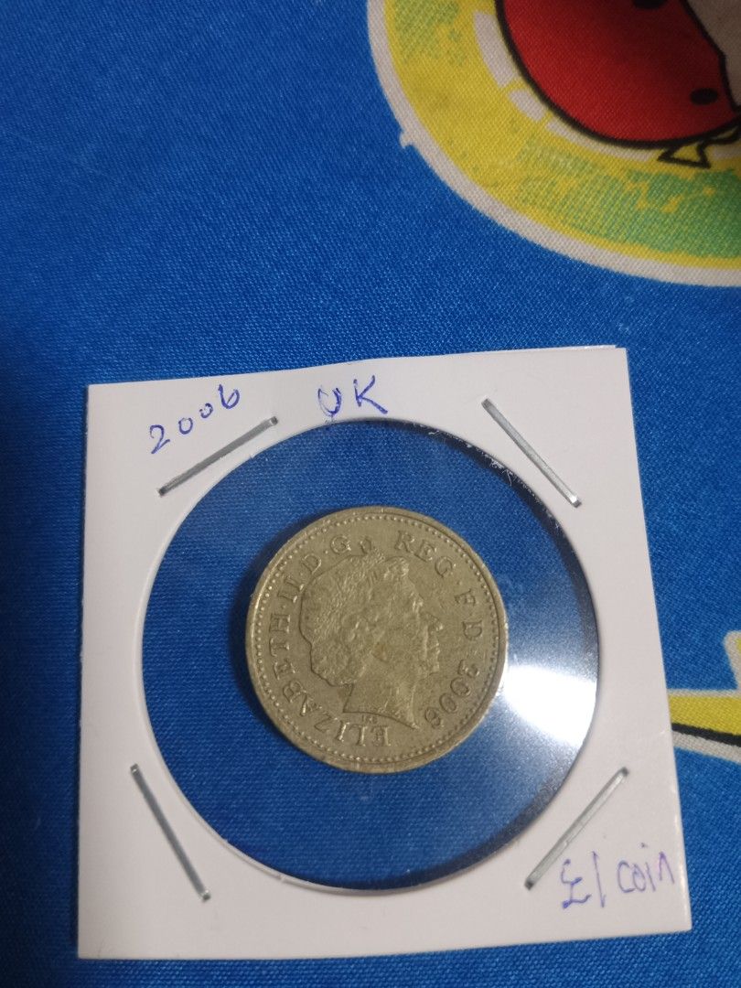 2006 UK £1 Coin Elizabeth II, Hobbies & Toys, Memorabilia ...