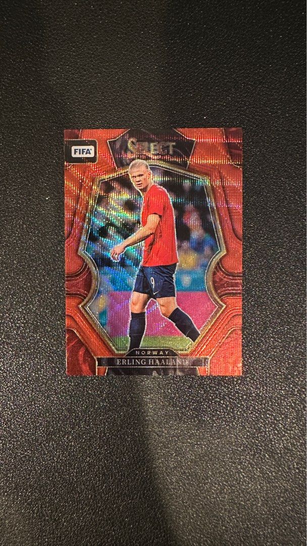 2022-23 Panini Select Fifa Erling Halland Red Wave, Hobbies & Toys ...