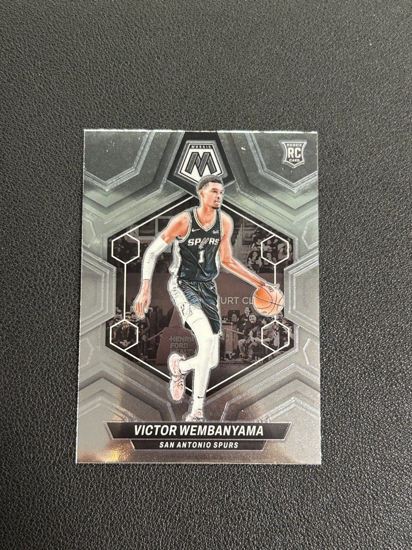 2023-24 Panini Mosaic Base Victor Wembanyama Rookie Card, Hobbies ...