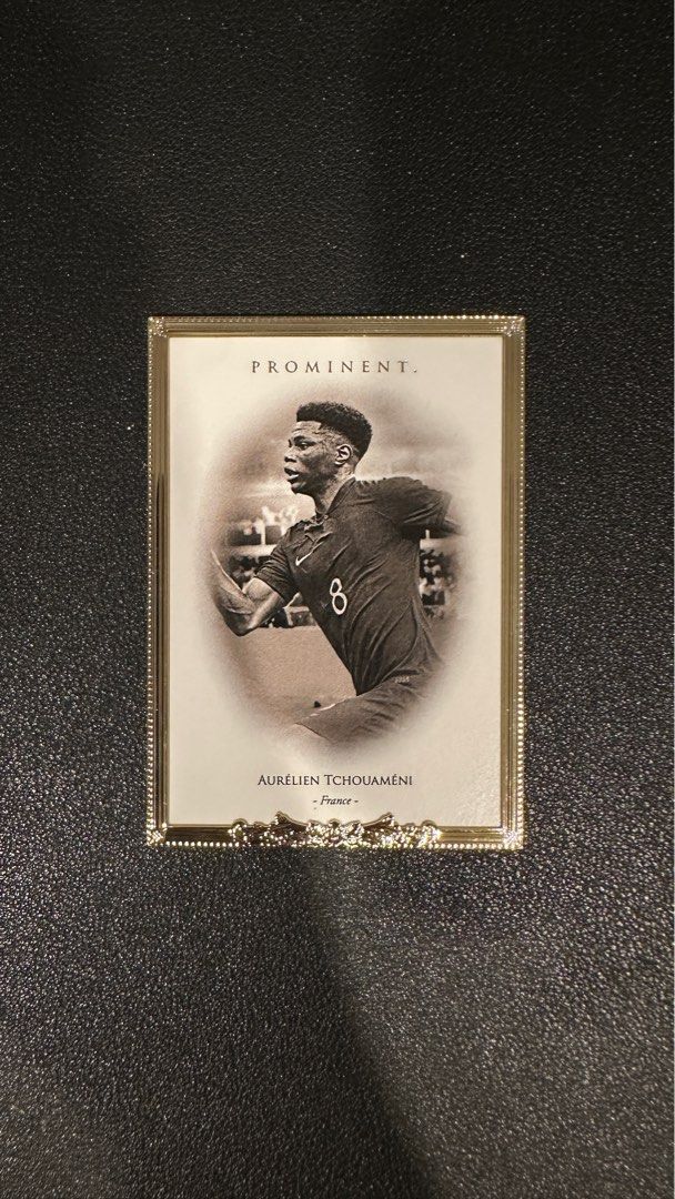 2023 Futera Unique Aurelien Tchouameni Gold Frame /11, Hobbies & Toys ...