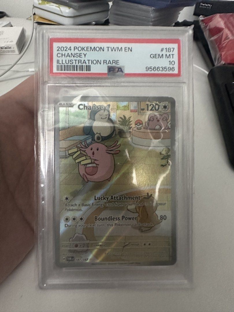 2024 Pokemon Chansey Illustration Rare GEM MT 10, Hobbies & Toys, Toys ...