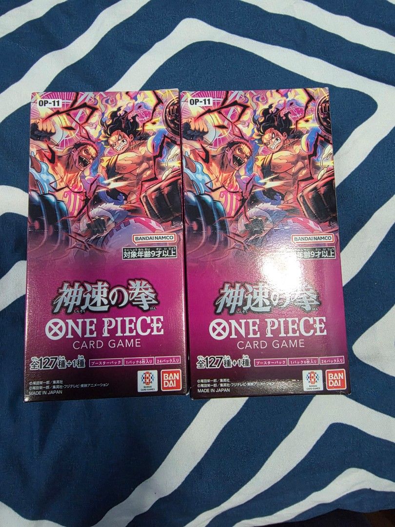 2x One Piece Card Game OP-11 Booster Boxes, Hobbies & Toys, Toys ...