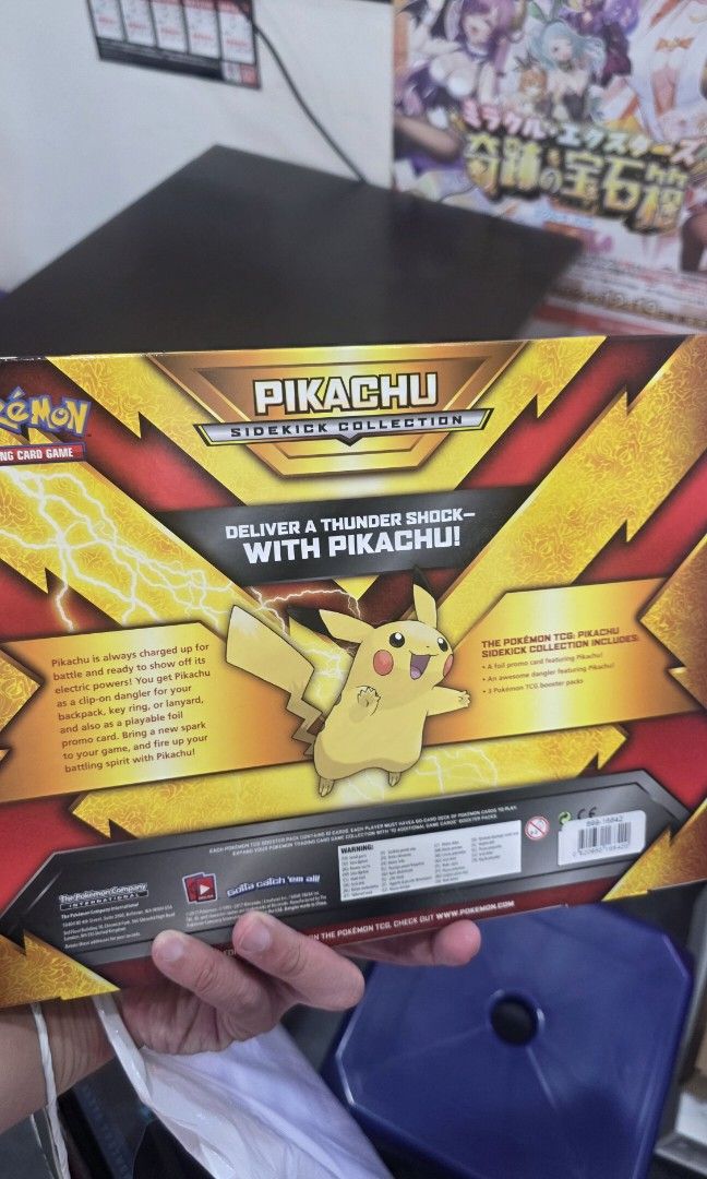 🔥 [VINTAGE SUN & MOON] Pokémon TCG: Pikachu Sidekick Collection Box ...