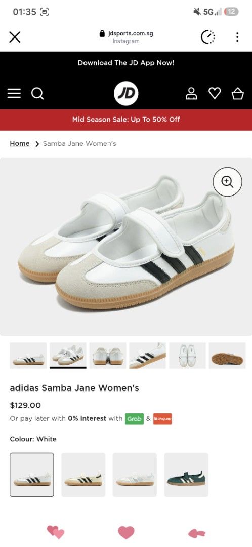 Adidas Samba Jane Women's Shoes, Women's Fashion, Footwear, Sneakers on ...