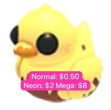Adopt Me Gecko Ducky, Video Gaming, Gaming Accessories, In-Game ...