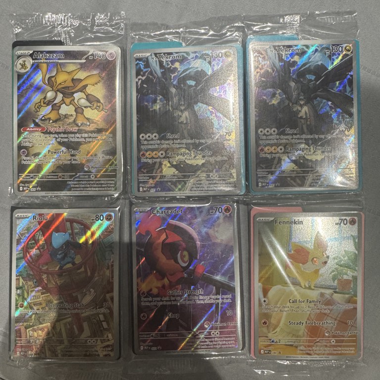 Alakazam, Zekrom, Riolu, Charcadet, Fennekin Pokemon Cards, Hobbies ...