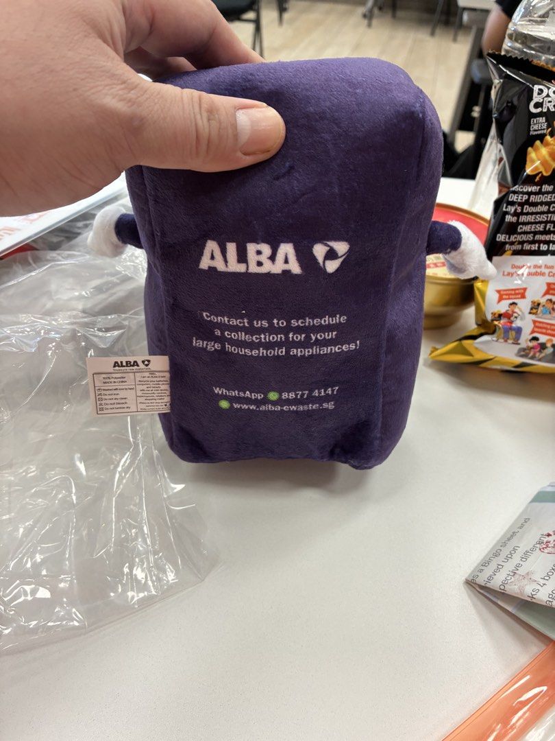 ALBA Recycle Your E-Waste Plush Toy Mascot, Hobbies & Toys, Toys ...
