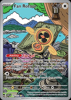 Ascended Heroes - Fan Rotom (Pokemon), Hobbies & Toys, Toys & Games on ...