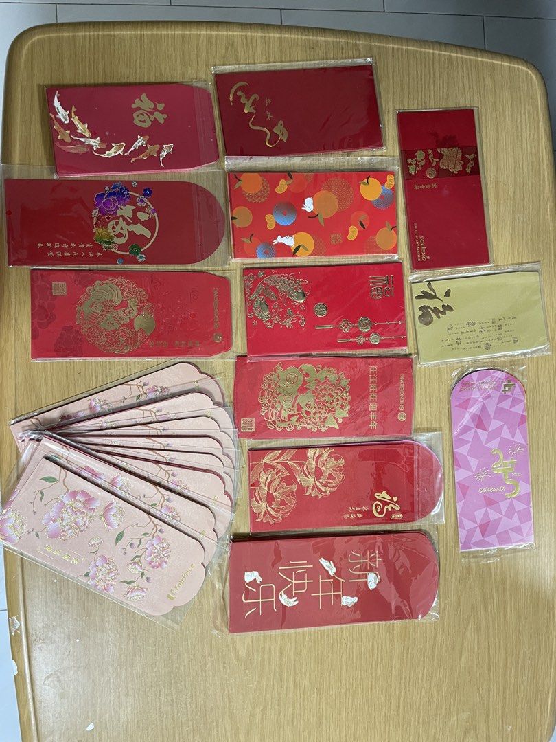 Assorted Red Packets / Ang Pao Collection, Hobbies & Toys, Occasions ...
