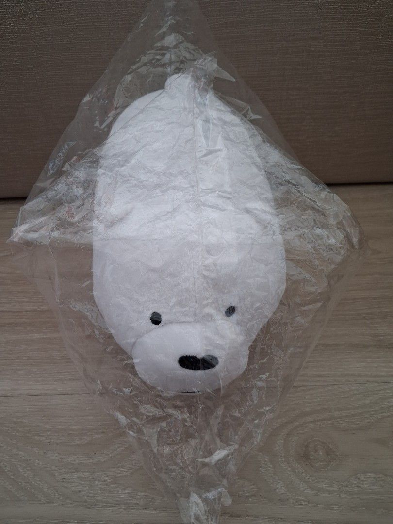 Authentic We Bare Bears Ice Bear Plush Toy, Hobbies & Toys, Toys ...