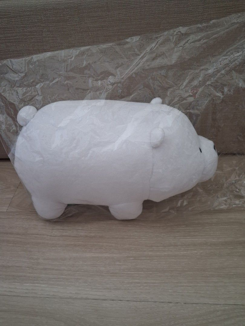 Authentic We Bare Bears Ice Bear Plush Toy, Hobbies & Toys, Toys ...