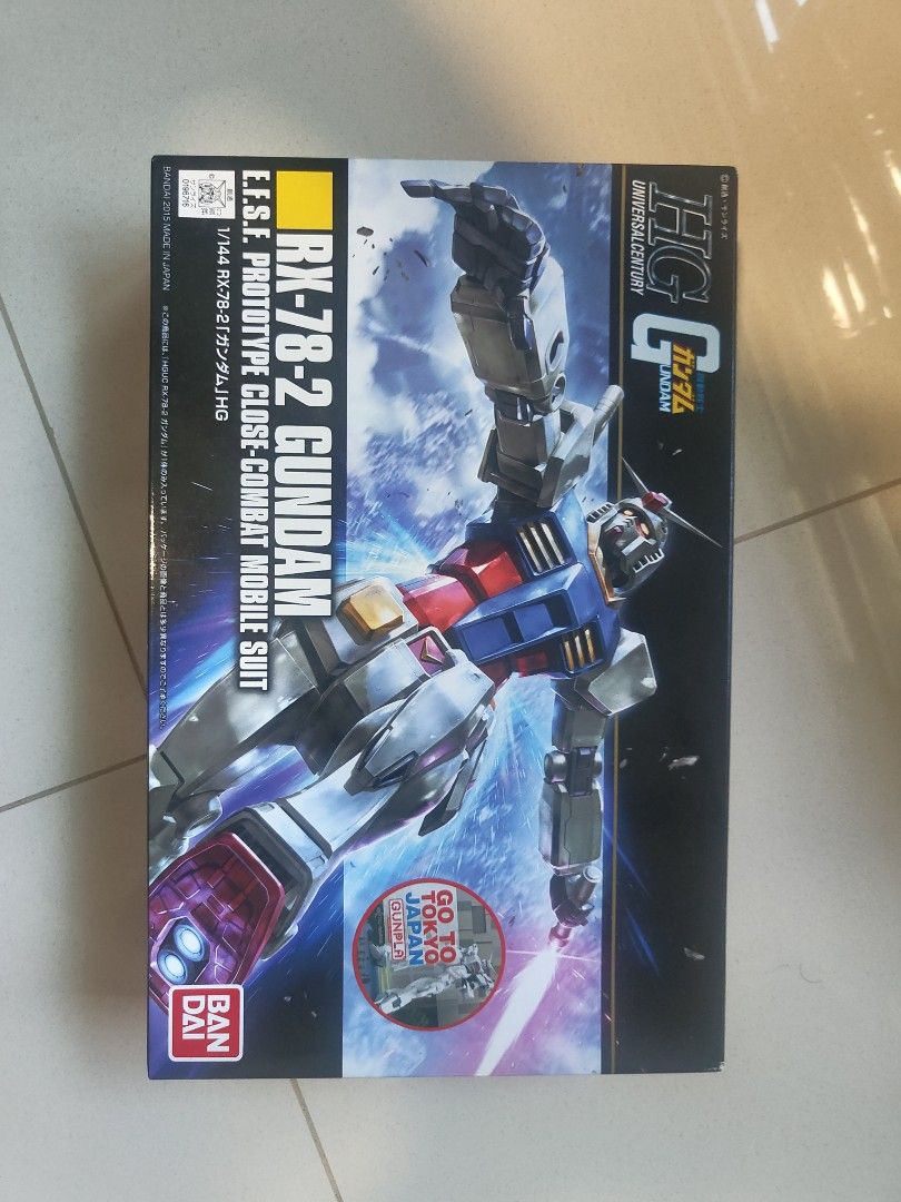 Bandai HG RX-78-2 Gundam Model Kit, Hobbies & Toys, Toys & Games on ...