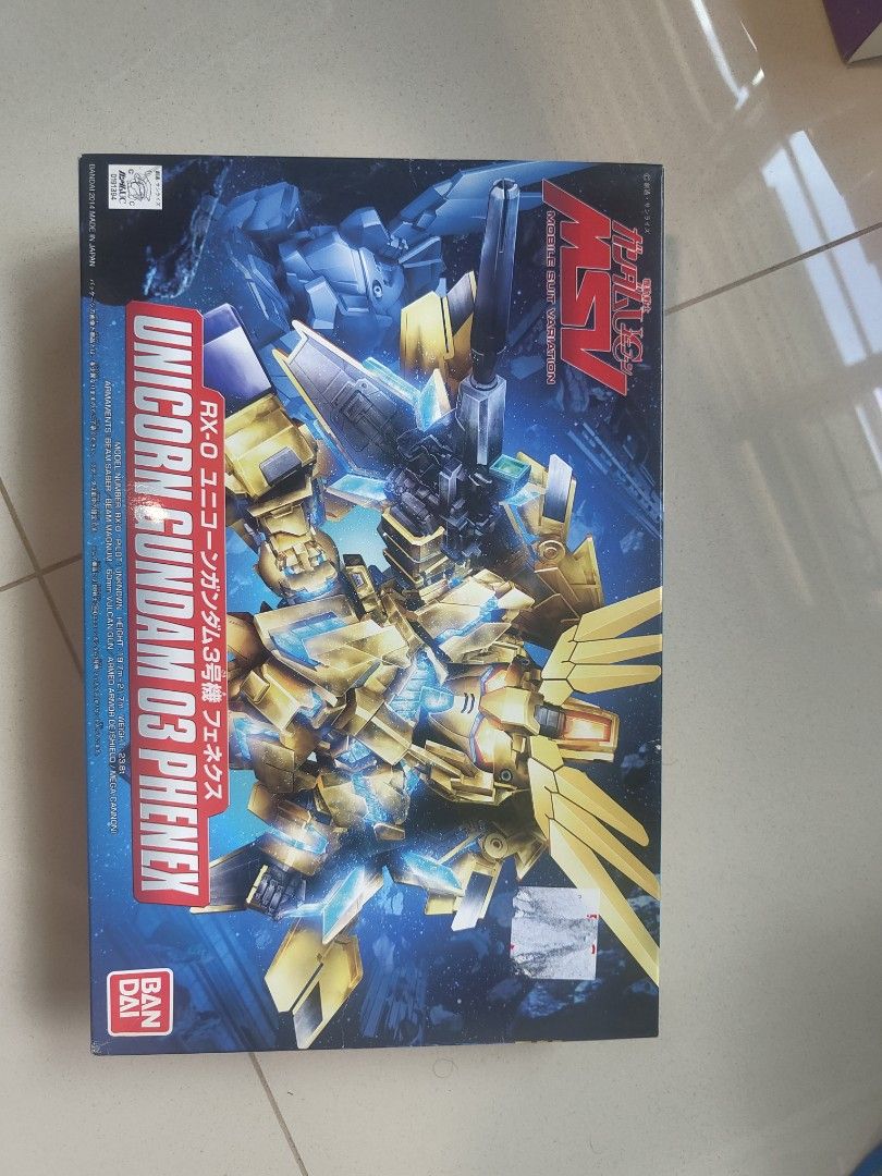 Bandai MG Unicorn Gundam 03 Phenex MSV Model Kit, Hobbies & Toys, Toys ...