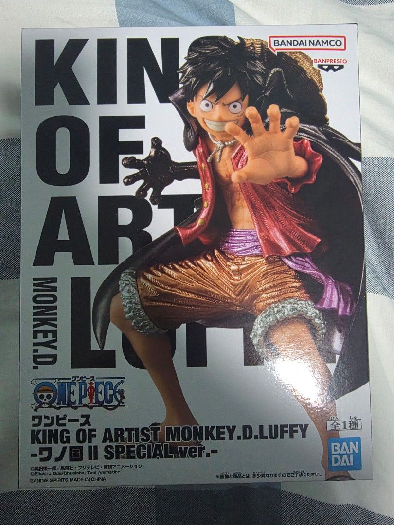 Banpresto One Piece Monkey D. Luffy King of Artist Figure, Hobbies ...