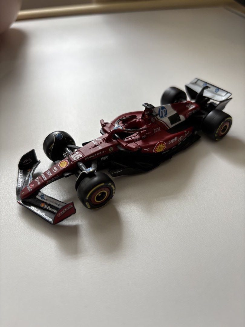 Bburago F1 Ferrari SF25 Charles Leclerc Car 1:43 Model, Hobbies & Toys ...