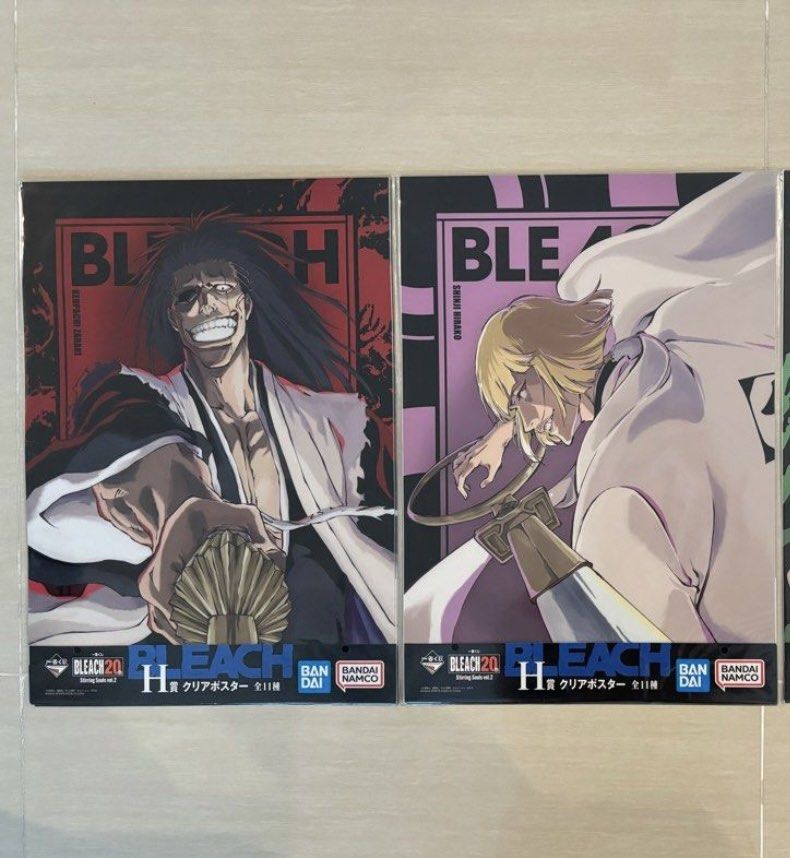 Bleach 20th Anniversary Clear Poster Set, Hobbies & Toys, Memorabilia ...
