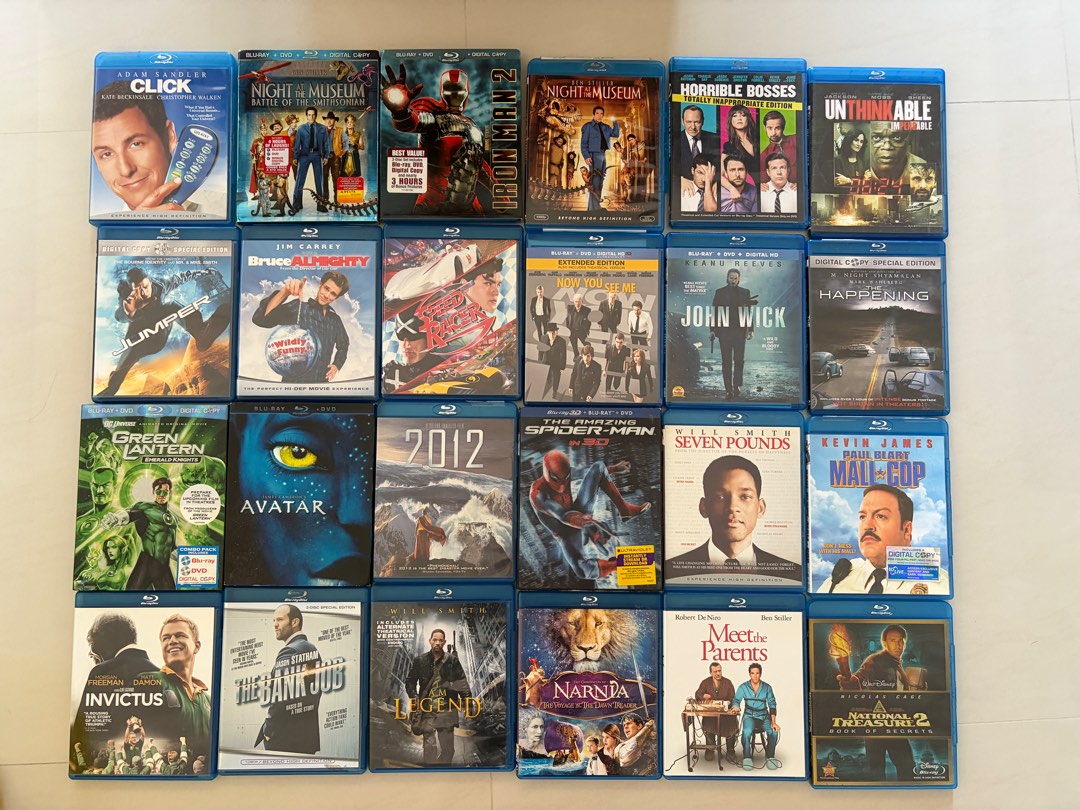 Blu ray movies, Hobbies & Toys, Music & Media, CDs & DVDs on Carousell
