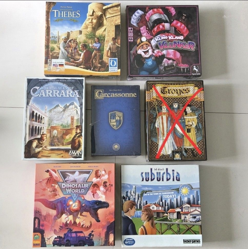 Board Games: Suburbia, Thebes, Dinosaur World & More, Hobbies & Toys ...