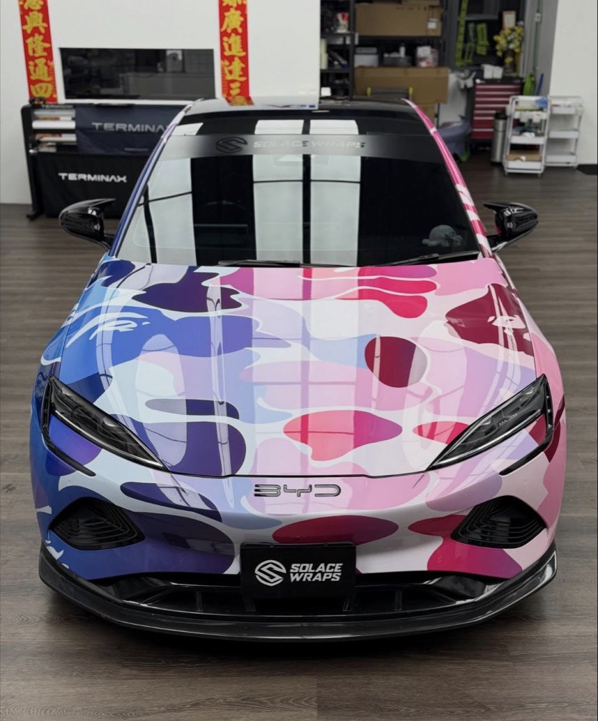 BYD Seal | Custom Camo Wrap, Car Services, Bodywork & Aesthetics ...