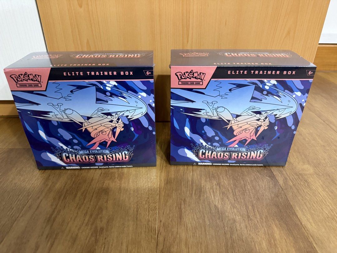 Chaos Rising Elite Trainer Boxes, Hobbies & Toys, Toys & Games on Carousell
