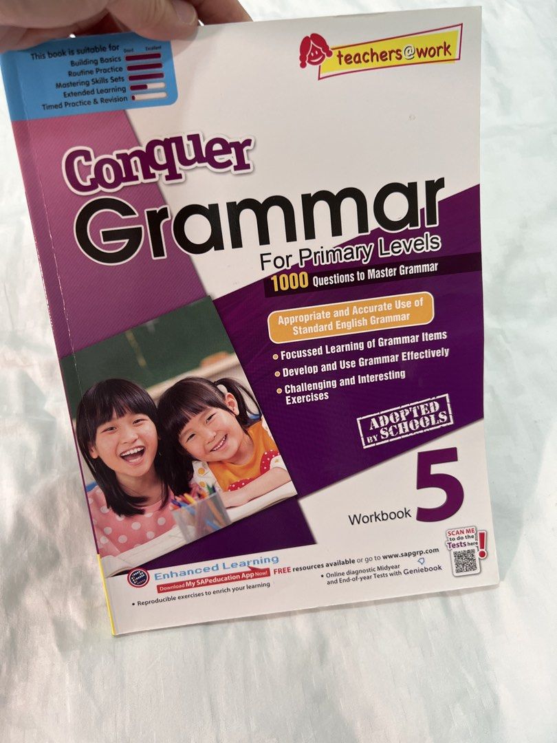 Conquer Grammar for Primary Levels Workbook 5 Teachers @ Work, Hobbies ...