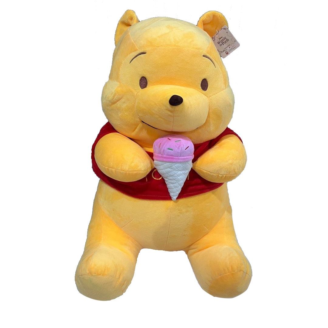 CPCM Large Winnie the Pooh w/ Ice Cream Soft Toy Stuffed Toy Plushie ...