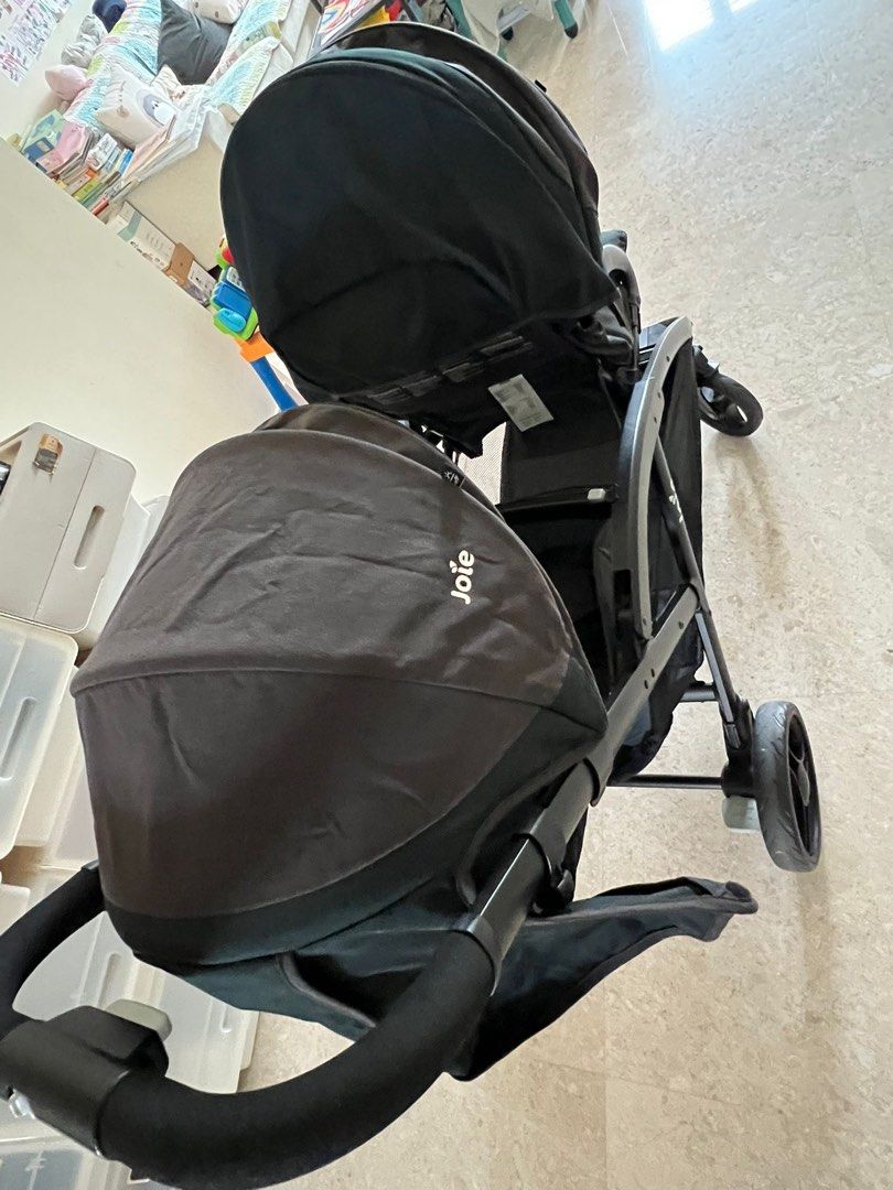 Joie Double Stroller, Babies & Kids, Going Out, Strollers on Carousell