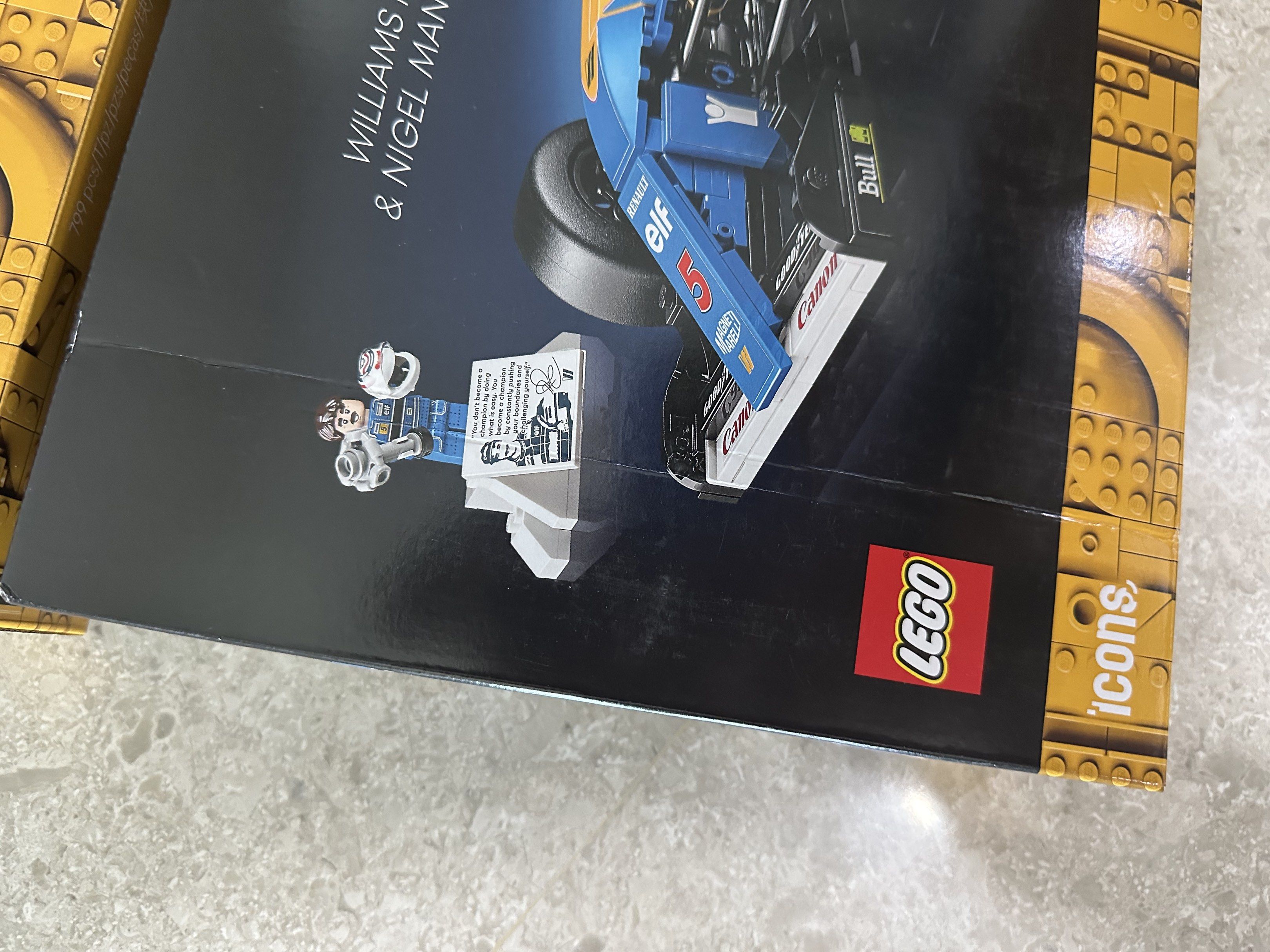 Lego icons 10353 Williams Racinv Nigel Mansell (Crease), Hobbies & Toys ...
